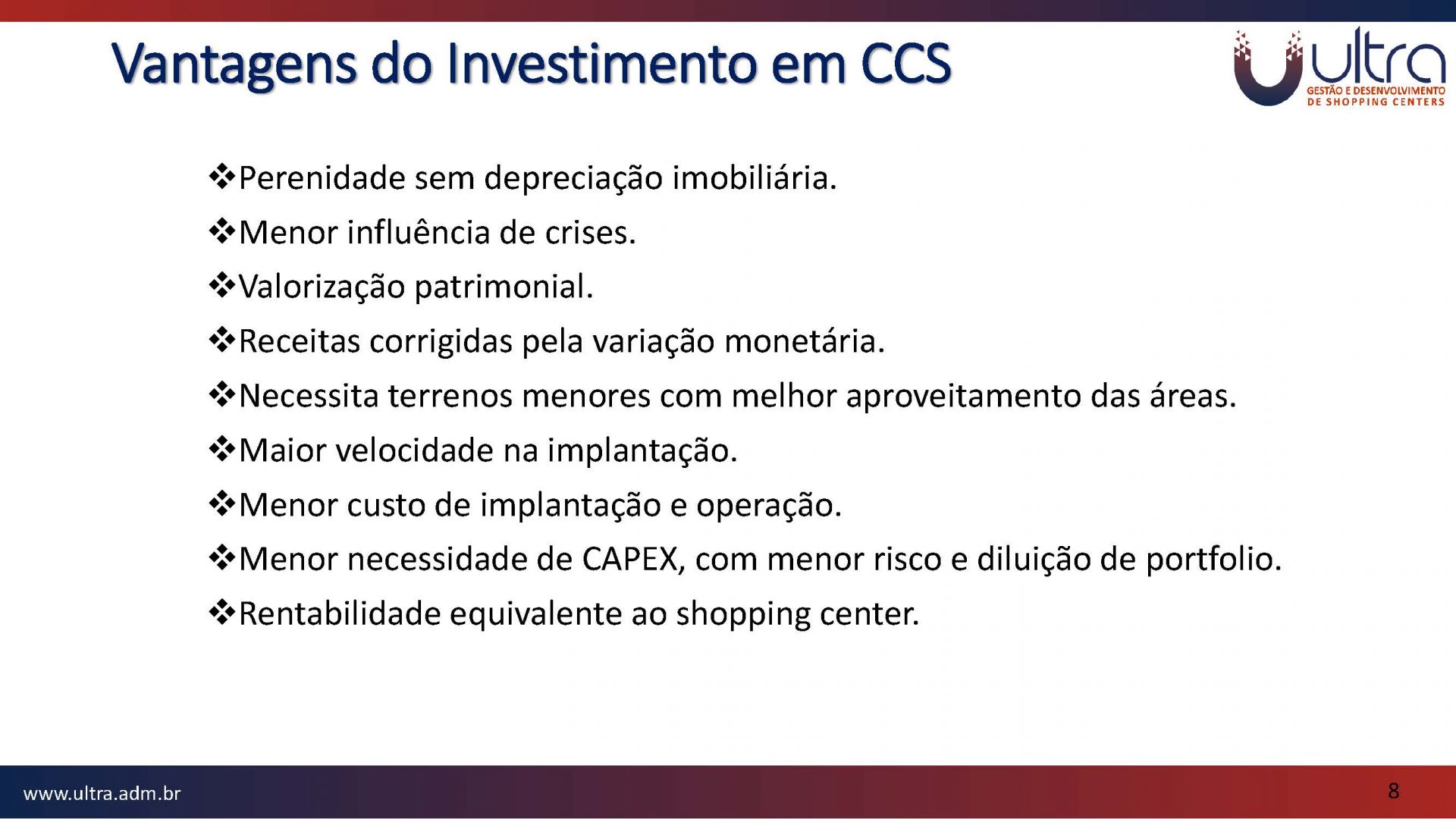 Ultra Planejamento, Comercialização e Operação de Shopping Centers ...